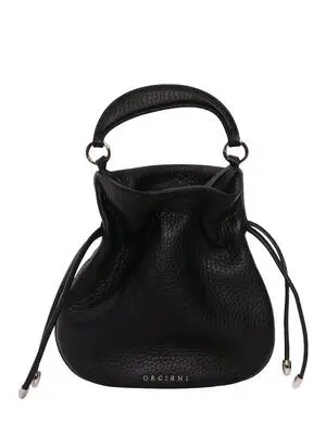 ORTIGNI Drawstring Tote Bag - Black
