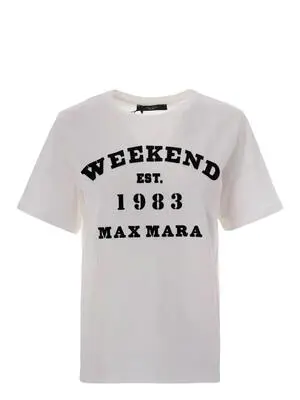 Max Mara Graphic T-shirt - White