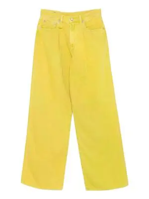 R13 Damon Pleated Jeans - Yellow