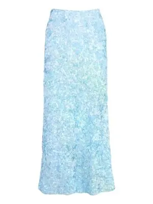 Acler Pipson Maxi Skirt - Blue