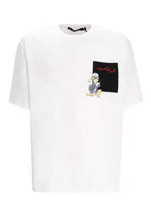 Karl Lagerfeld Crewneck Pocket T-shirt - White