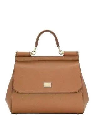 Dolce & Gabbana Large Sicily Tote - Brown