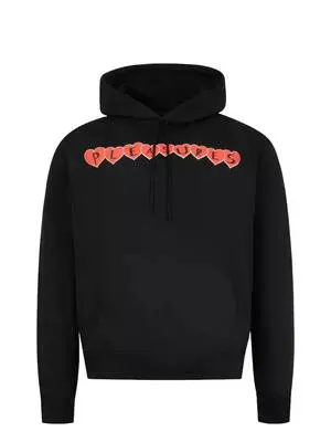 PLEASURES Graphic-print Hoodie - Black