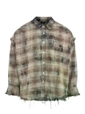 R13 Distressed Shirt - Neutrals