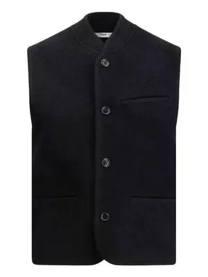 RIER Walker Button-up Gilet - Black