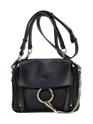 CHLOÉ Mini Faye Day Leather Shoulder Bag