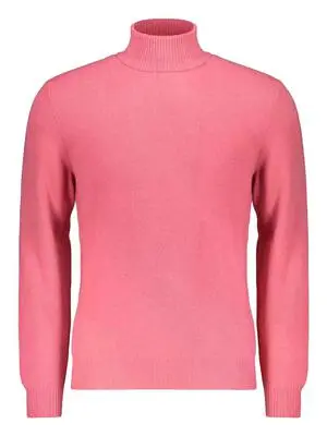 Fedeli Long-sleeve Turtleneck Sweater - Pink