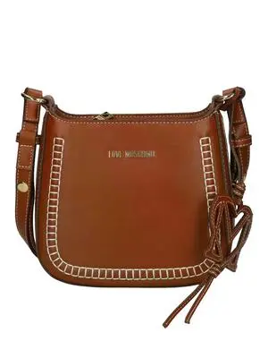 Moschino Logo-lettering Cross Body Bag - Brown