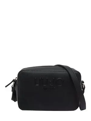 Liu Jo Embossed Logo Crossbody Bag - Black