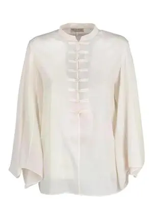Emilio Pucci Mandarin-collar Shirt - Neutrals