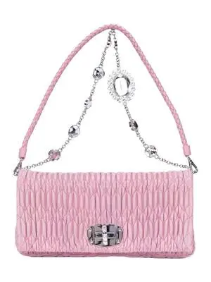 Miu Miu Cloque Chain Bag - Pink