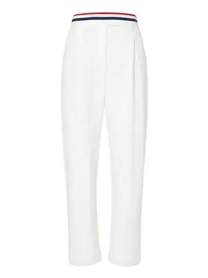 Brunello Cucinelli Cotton-blend Tapered Pants - White