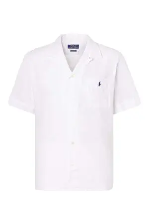 Polo Ralph Lauren Embroidered Linen Shirt - White