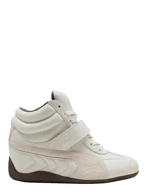 PUMA Speedcat Wedge Sneakers - White/brown