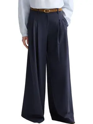 TWP Next Didi Italian Wool Twill Pants - Indigo