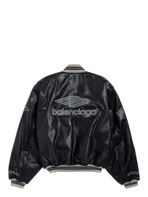 Balenciaga 3b Football Bomber - Black