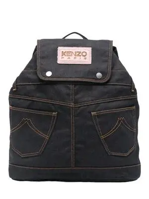 Kenzo Five Pockets Backpack Blue