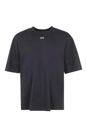 Off White Skate" Off Stamp Short Sleeves T-shirt - Black