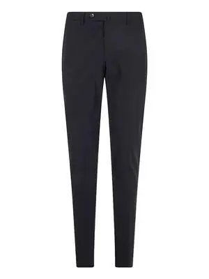 PT TORINO Slim Fit Trousers - Black