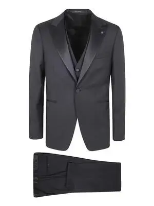 Tagliatore Bruce Smoking' Suit - Black