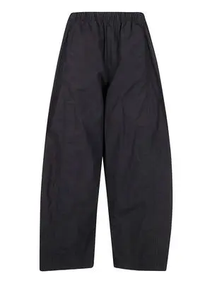 THOM KROM Wide Leg Trousers - Black
