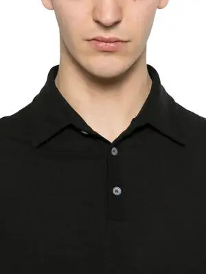 ZANONE Short Sleeves Polo Shirt - Black
