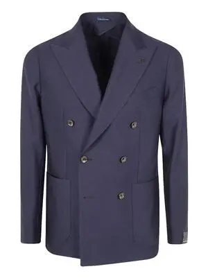 Tagliatore Montecarlo Jacket - Blue