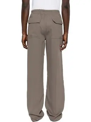 Rick Owens Dietrich Drawstring Trousers - Gray