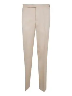 LARDINI Classic Trousers - White
