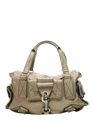 Dior 2006 Street Boston Tote Bag - Gold