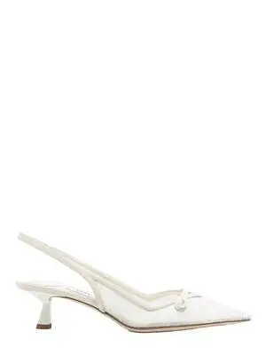JIMMY CHOO Amita Slingback Pumps - White