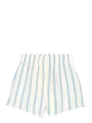 Bondi Born Striped Shorts - White
