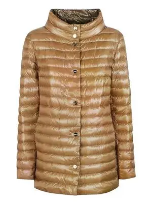 Herno Buttoned Coat - Brown