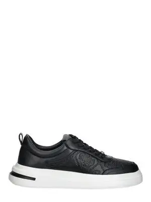 Guess Embossed Detail Sneakers - Black