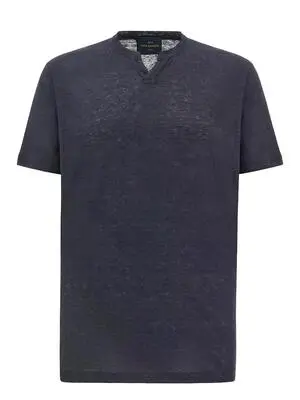 Paul & Shark Open-collar T-shirt - Blue
