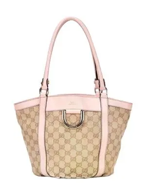 Gucci Abbey D-ring Gg Canvas Shoulder Bag - Neutrals
