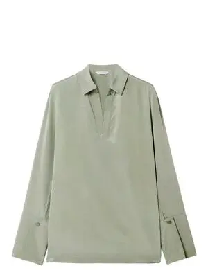 Max Mara Dover V-neck Blouse - Green