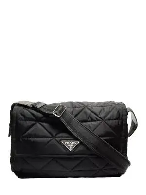 Prada Quilted-design Shoulder Bag - Black
