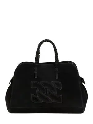 Casadei Park Avenue Tote Bag - Black