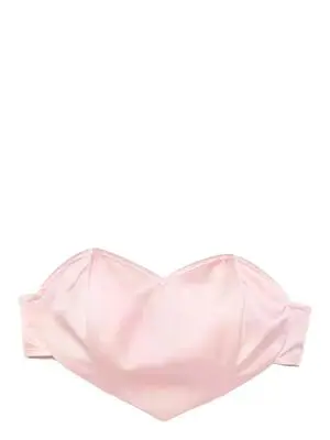 Vivetta Sweetheart-neck Strapless Top - Pink