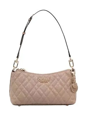 Guess Logo-detail Shoulder Bag - Neutrals