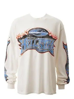 HELLSTAR Moto Long-sleeve - White