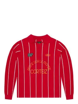 CORTEIZ Monde Knit Long-sleeve Jersey - Red