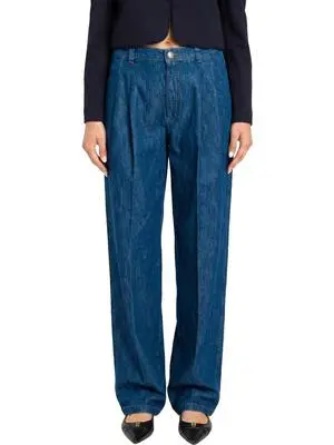 TWINSET Wide-leg Cotton Jeans - Denim