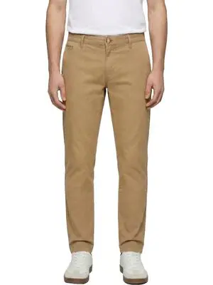 Jacob Cohen Slim Fit Stretch Cotton Blend Chino Trousers - Beige