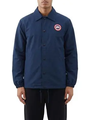Canada Goose Canada Goose Logo Windbreaker Shirt Jacket Blue