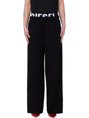 DIESEL Wide Leg Trousers - Black