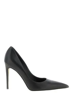 Alexander McQueen Calfskin Stiletto Pumps - Black