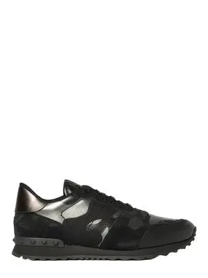 Valentino Garavani Camouflage Sneakers - Black