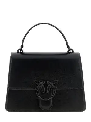 Pinko Pinko Love One Classic Leather Bag Black